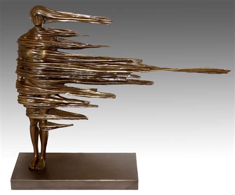 Contemporary Art Bronze Sculpture Unwavering Martin Klein Kunst Skulpturen