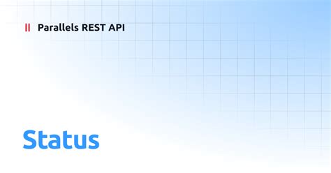 Status Parallels Rest Api