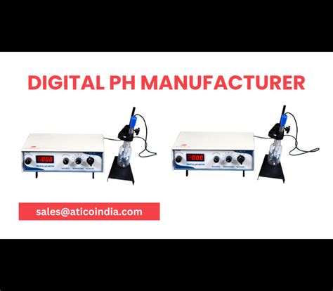 Digital Ph Meter Manufacturer Supplier And Exporter Atico India