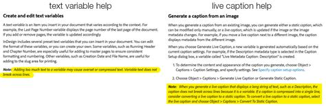 What To Know Before Using Live Captions And Text Variables