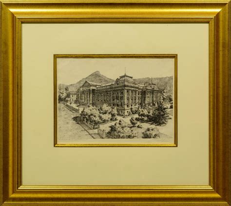 Lot Tinus De Jongh Sa 1885 1942 Engraving Parliament House