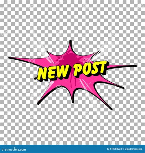 New Post Sticker For Video Blog Vlogging Social Media Content