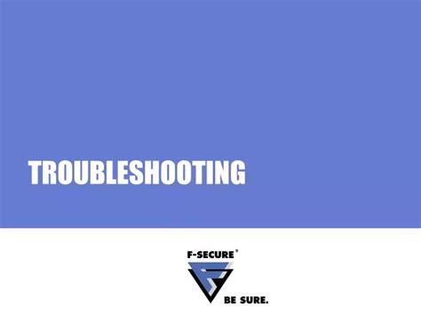 PPT TROUBLESHOOTING PowerPoint Presentation Free Download ID