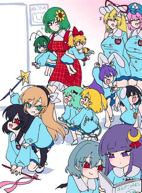 Hakurei Reimu Kirisame Marisa Remilia Scarlet Flandre Scarlet
