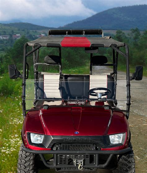 Polaris Full Size Ranger 2003 2009 Half Windshield Clearlytough