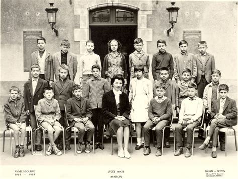 Photo De Classe 6ème Classique Année Scolaire 1963 1964 De 1964 Lycée