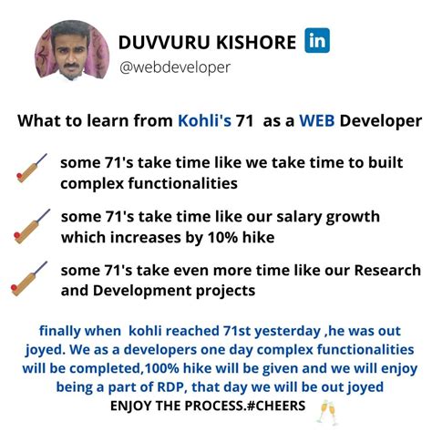 Duvvuru Kishore On Linkedin Webdevelopment