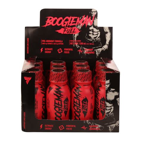 Boogieman Fuel Pre-Workout Skot 2 skammtar 1 kassi, 12 skot - Vaxtarvörur