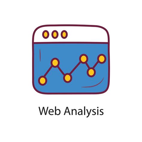 Web Analysis Filled Outline Icon Design Illustration Data Symbol On White Background Eps 10