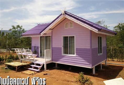 5 บ้านน็อคดาวน์ราคาถูก แบบทรงจั่ว ราคาไม่เกิน 4 แสนบาท