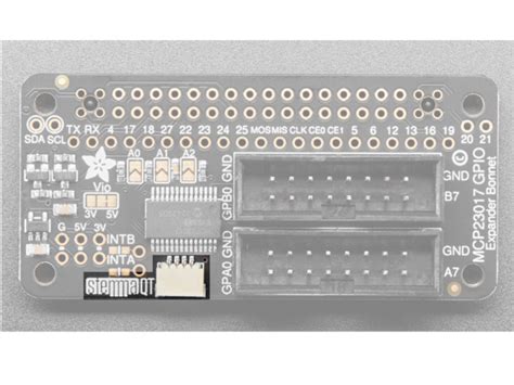 Pinouts Adafruit Gpio Expander Bonnet For Raspberry Pi Adafruit