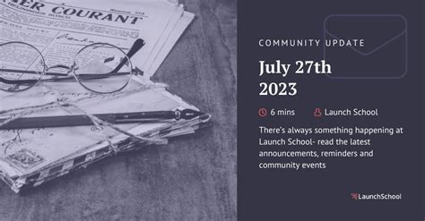 Launchschool Communityupdate Codingisfun Softwareengineer Launch