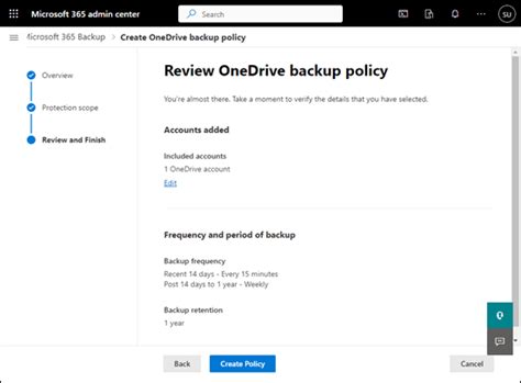 Setting Microsoft 365 Backup Policies Ciaops