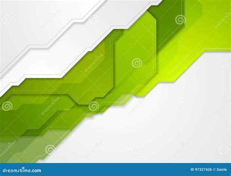 Fondo Corporativo De La Tecnología Verde Abstracta Ilustración Del