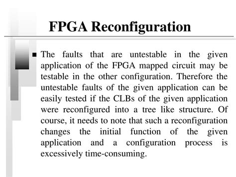 ppt the testing approach for fpga logic cells powerpoint presentation