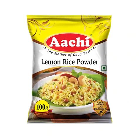 Lemon Rice Powder 5 Off On Aachis Ready Mix Combo Aachifoods