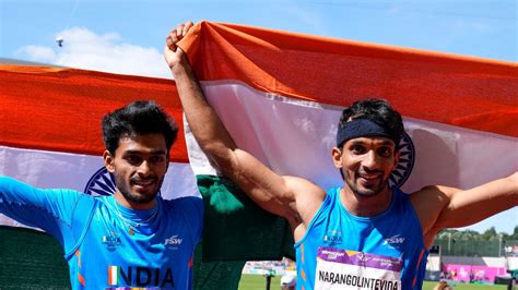 Cwg 2022 Eldhose Paul Clinches Gold In Mens Triple Jump Silver For
