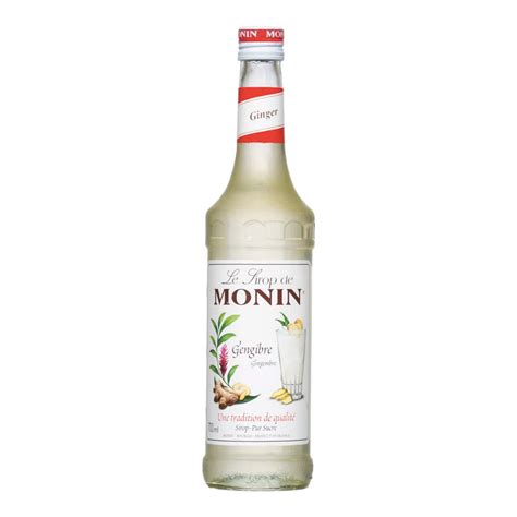 XAROPE DE GENGIBRE MONIN ml Bartenters drinks e coquetéis