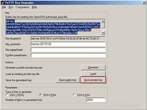 教學 使用 Puttygen 產生 Ssh 連線 Rsa、dsa 公鑰與私鑰