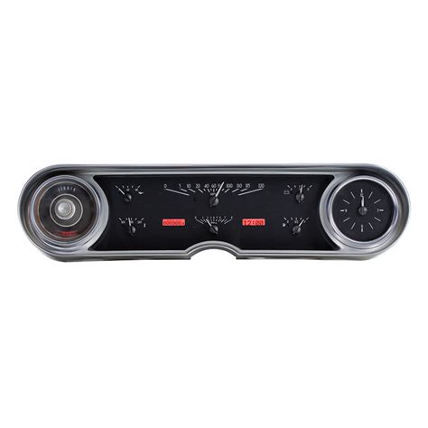 Dakota Digital Cadillac VHX System Black Alloy Style Face Red