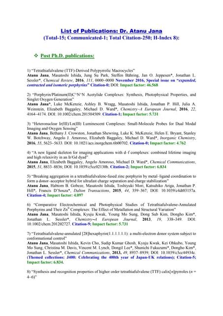 list of publications dr atanu jana pdf