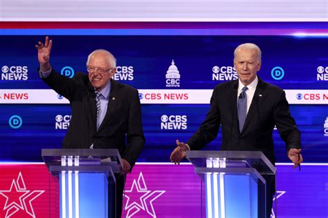 Bernie Sanders Joe Biden Give Speeches On Covid 19 Both More