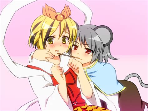 Nazrin And Toramaru Shou Touhou Drawn By Adaajt Danbooru