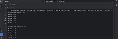 pemahaman dan implementasi struktur perulangan di java for while do