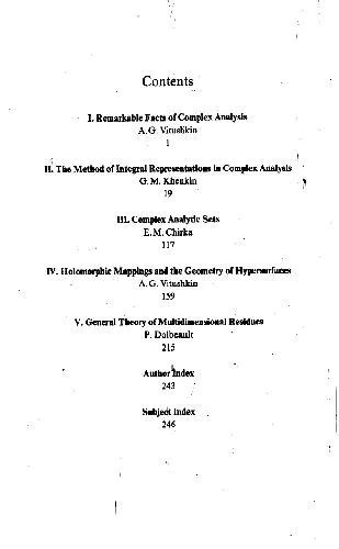 خرید کتاب Several Complex Variables I Introduction To Complex Analysis