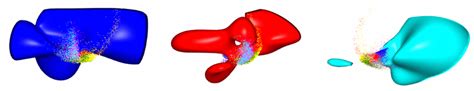 separating hyper surfaces of the svm to classify planes blue cones