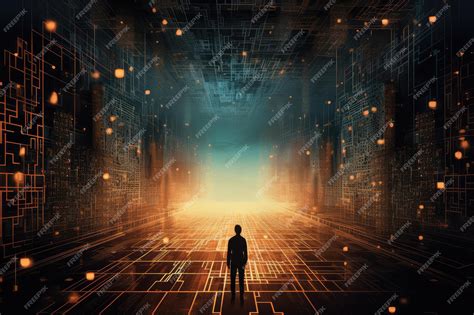 Premium Photo The Complexity Of Digital Ethics Background