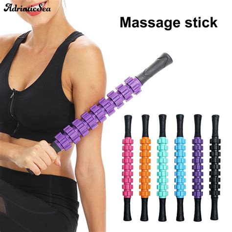 Ad Gear Massage Roller Stick Deep Tissue Relaxation Fitness Muscle Sore