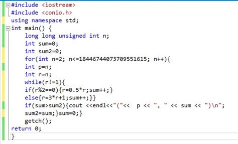 Collatz Conjecture 1