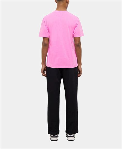 T Shirt Homme Rose Fluo Avec Logo The Kooples France