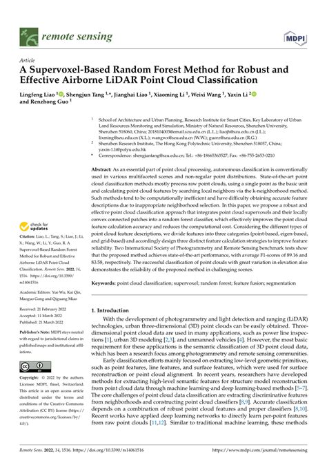 pdf a supervoxel based random forest method for robust and effective