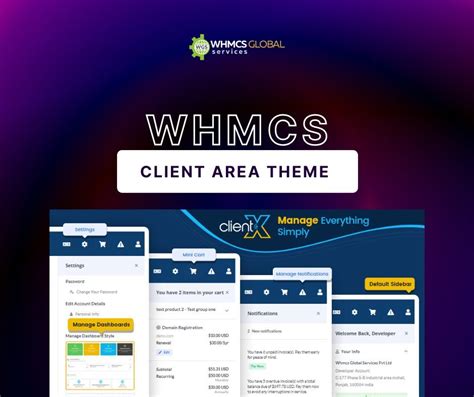 Untitled — Whmcs Client Area Theme