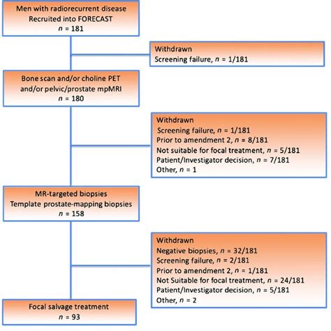 Flow Diagram For The Forecast Trial Mpmri Multiparametric Magnetic