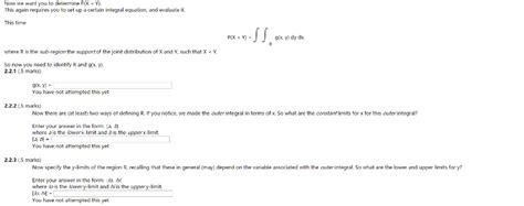 Solved The Random Variables X And Y Have The Joint Pdf For