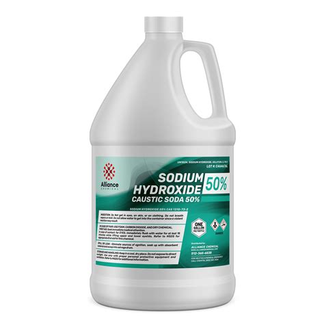 Sodium Hydroxide 50 Membrane Grade Alliance Chemical