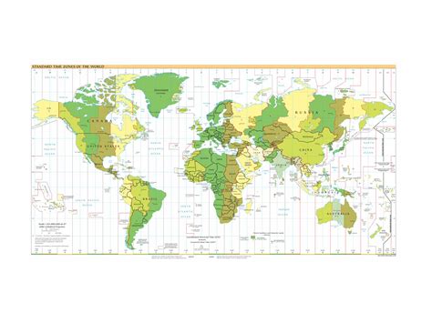 PDF Standard Time Zones Of The World Map PDF Bangladesh Mongolia