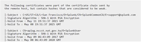 Ssl Certificate Signed Using Weak Hashing Algorithm Prntbl