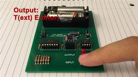 Duo Binary A Morse Code Like Computer Youtube