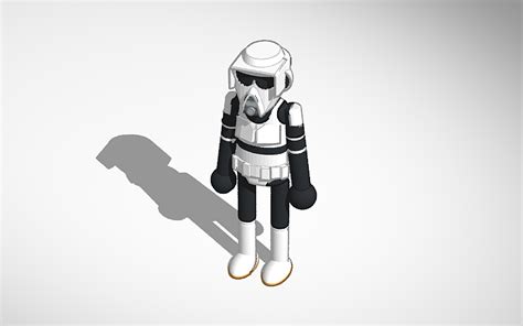3d Design Scout Trooper Tinkercad