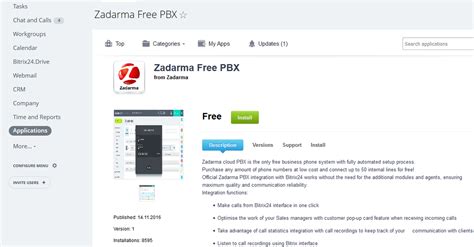 Integrating Zadarma PBX With Bitrix24 CRM Zadarma