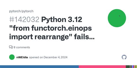Python 3 12 From Functorch Einops Import Rearrange Fails With