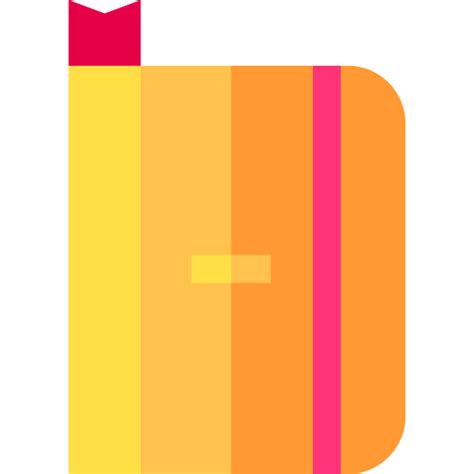 Notebook Basic Straight Flat Icon