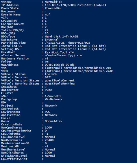 Vgeek Extra Extended Vm Inventory Using Powercli Part 2