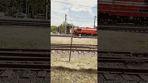 ЖД ПЕРЕЕЗД ГРУЗОВОЙ ПОЕЗД Youtube