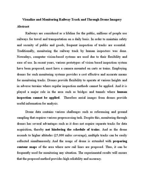Abstract Railway Track Monitoring System Pdf Business Computers