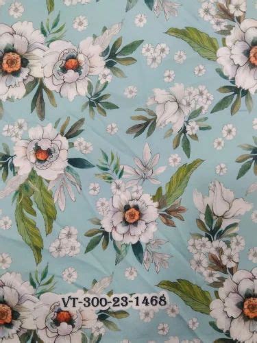 Cotton Floral Print Muslin Fabrics At Rs 105meter In Surat Id
